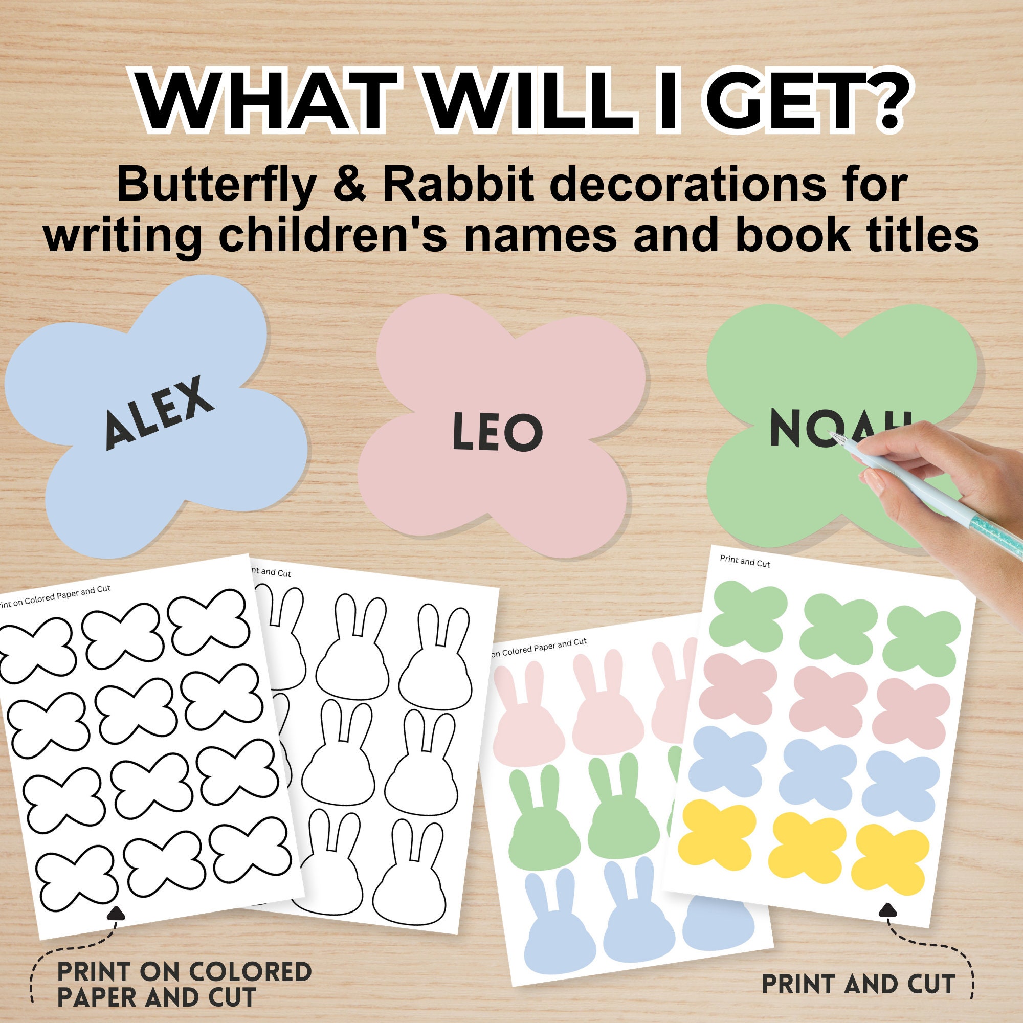 Easter Bulletin Board Board Kit Spring Bulletin Board Decor Set Ready ...