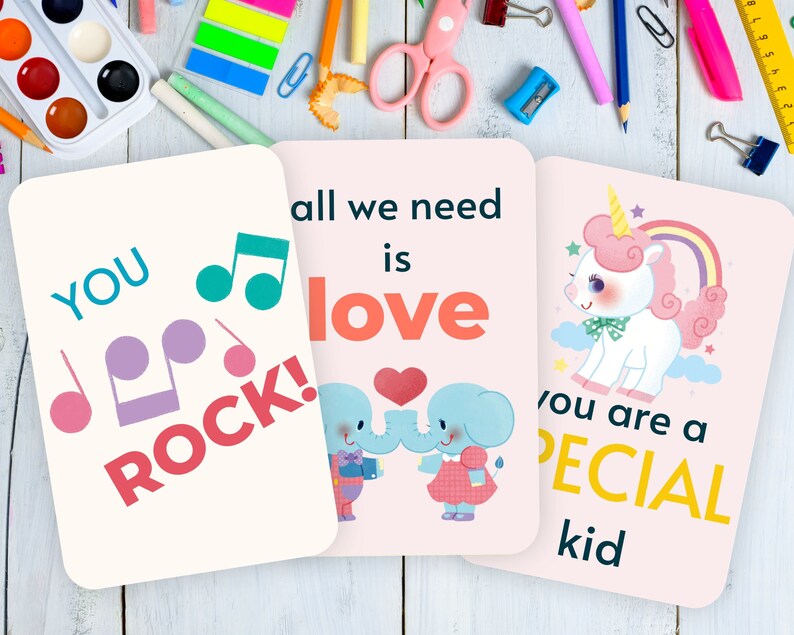 Printable Affirmation Cards for Kids to Grow Positive Thoughts Kids ...