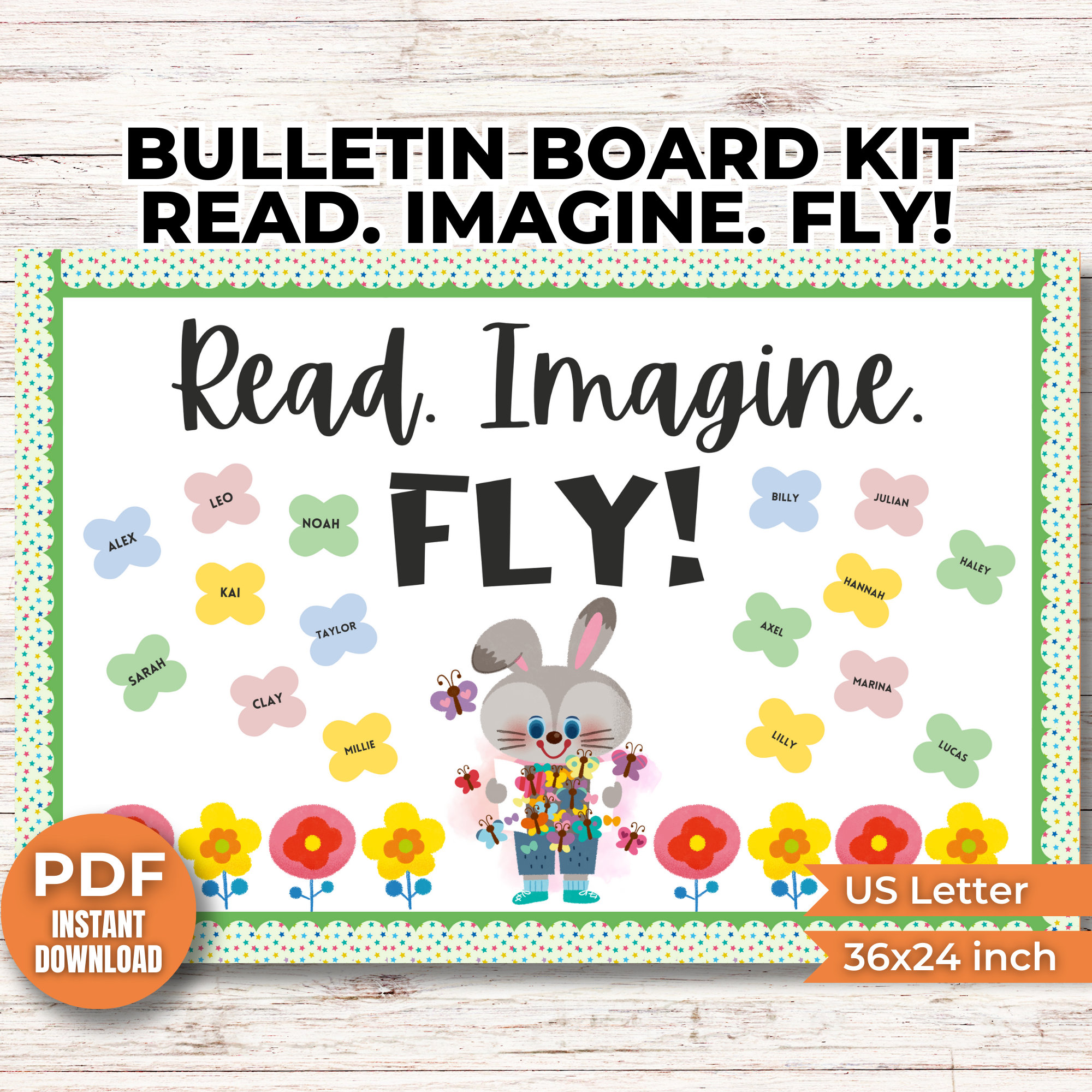 Bulletin Board Kit Bulletin Board Decor Set Ready-to-use - Etsy