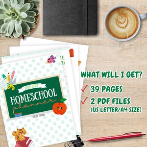 Printable Homeschool Planner Printable 2024 Academic Planner - Etsy
