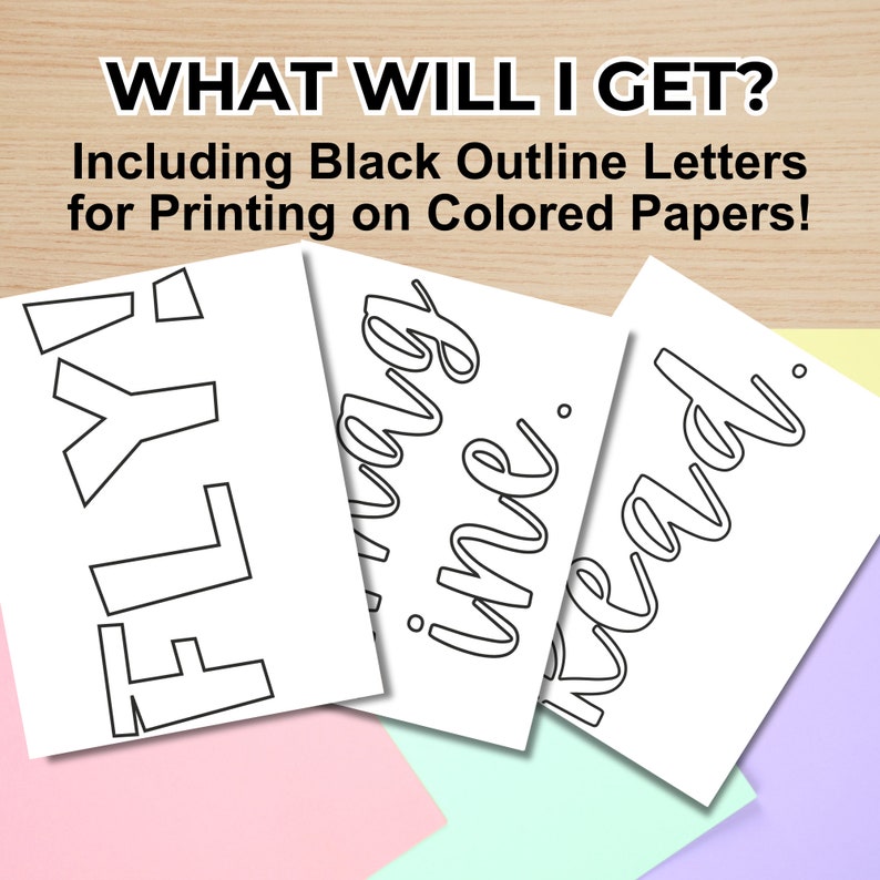 Bulletin Board Kit Bulletin Board Decor Set | Ready-to-use Poster Sized ...