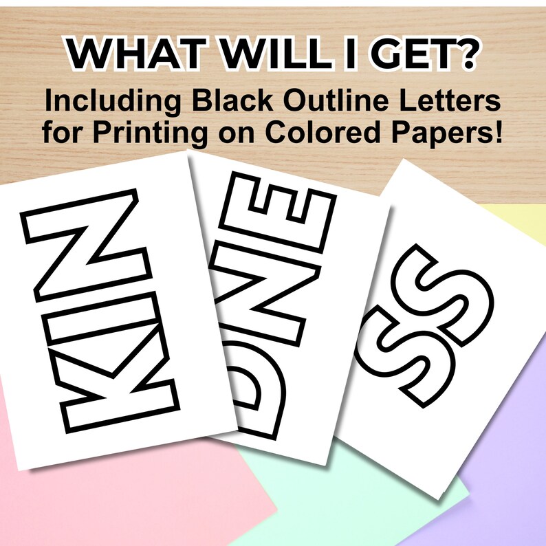 Bulletin Board Kit Bulletin Board Decor Set | Ready-to-use Poster Sized ...