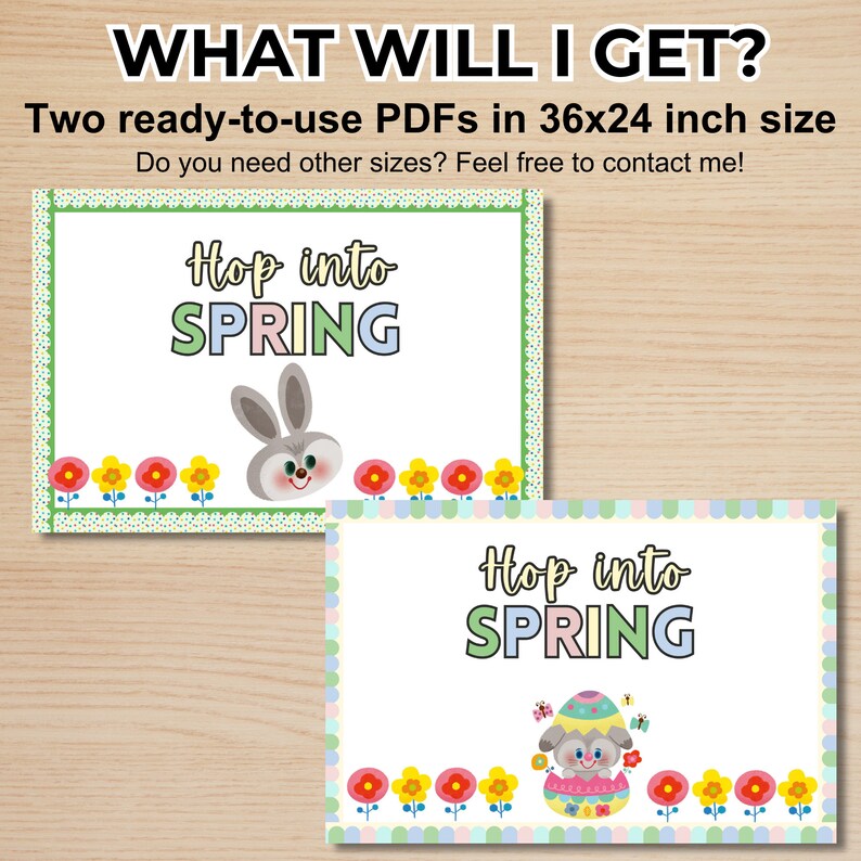 Easter Bulletin Board Board Kit Spring Bulletin Board Decor Set Ready ...