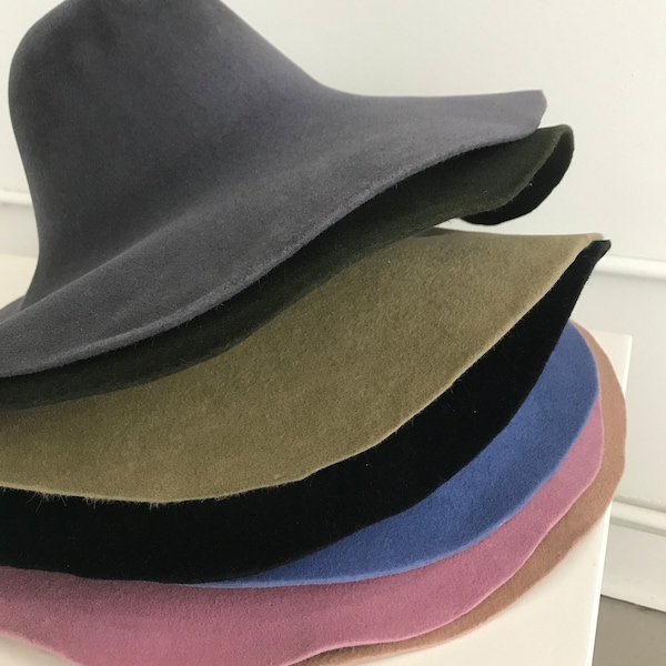 Fur Felt Capeline - Etsy