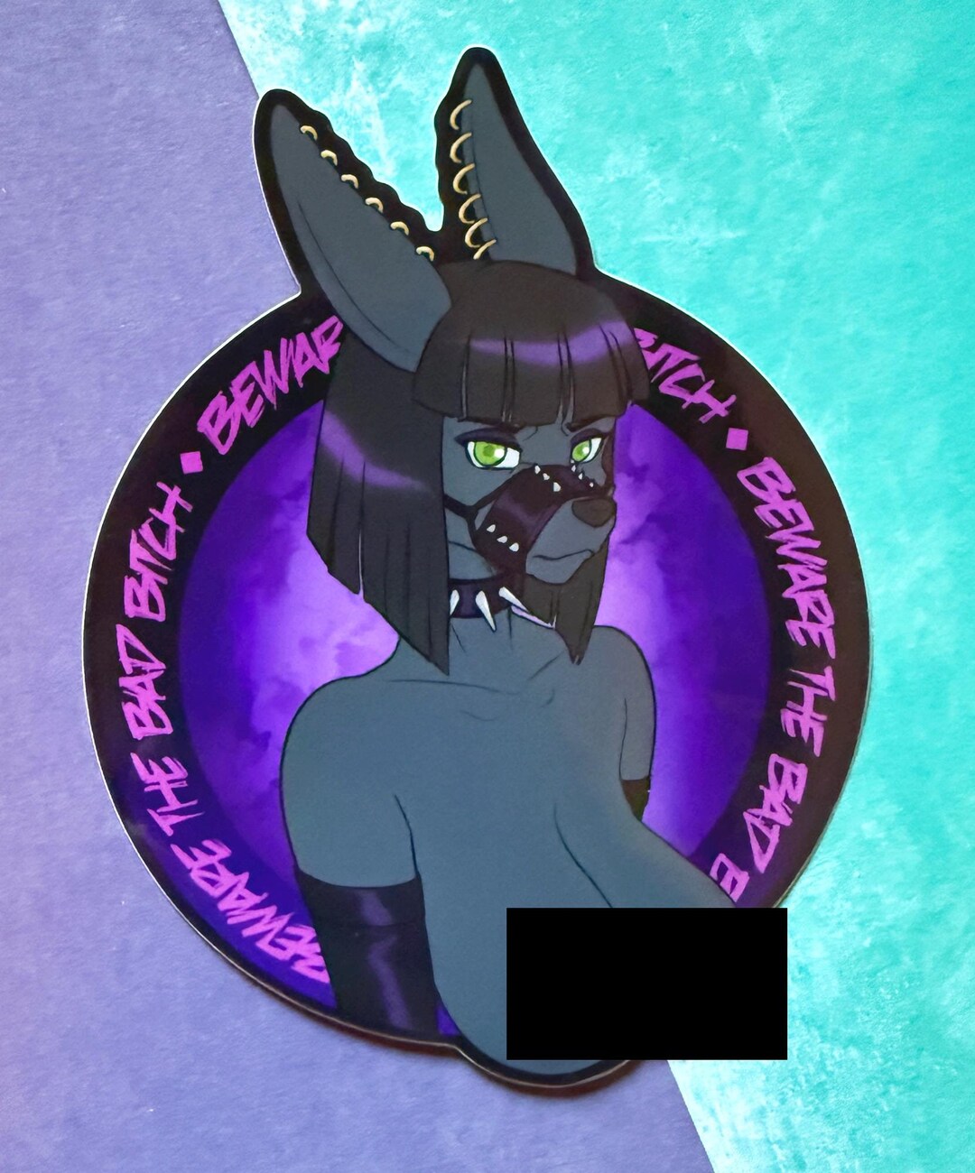 Nightshade - Beware the Bad B!tch 4.5" Glossy Vinyl Sticker - Etsy