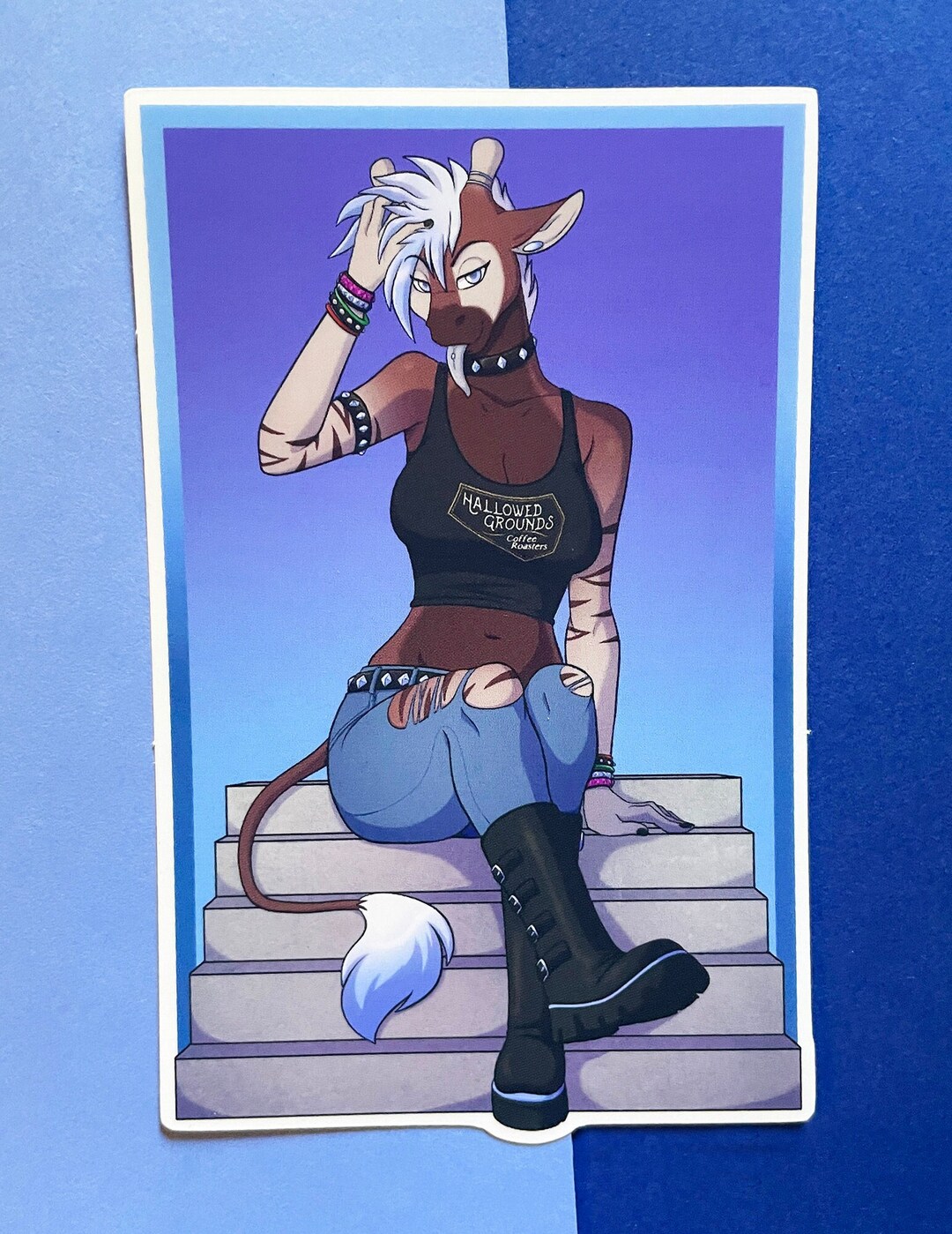 Izzy Stairway 4.5 Glossy Vinyl Sticker - Etsy