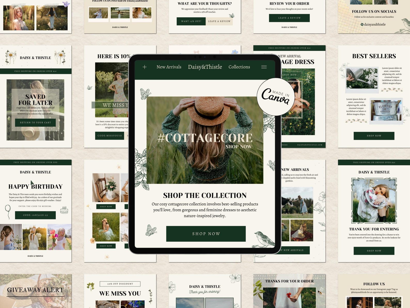 Email Marketing Templates, Canva Newsletter Template, Mailing List ...