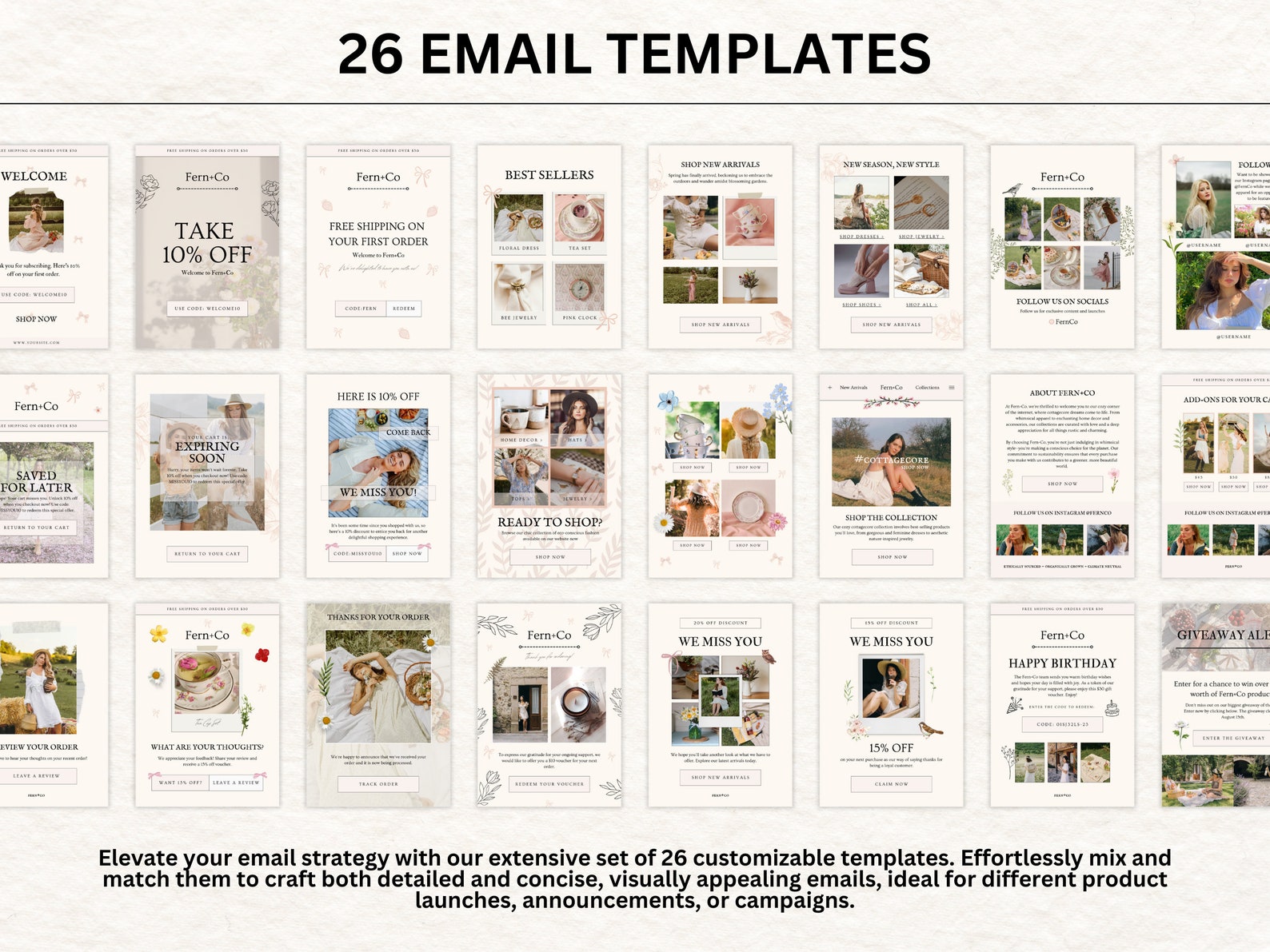 Email Marketing Templates, Canva Newsletter Template, Mailing List ...