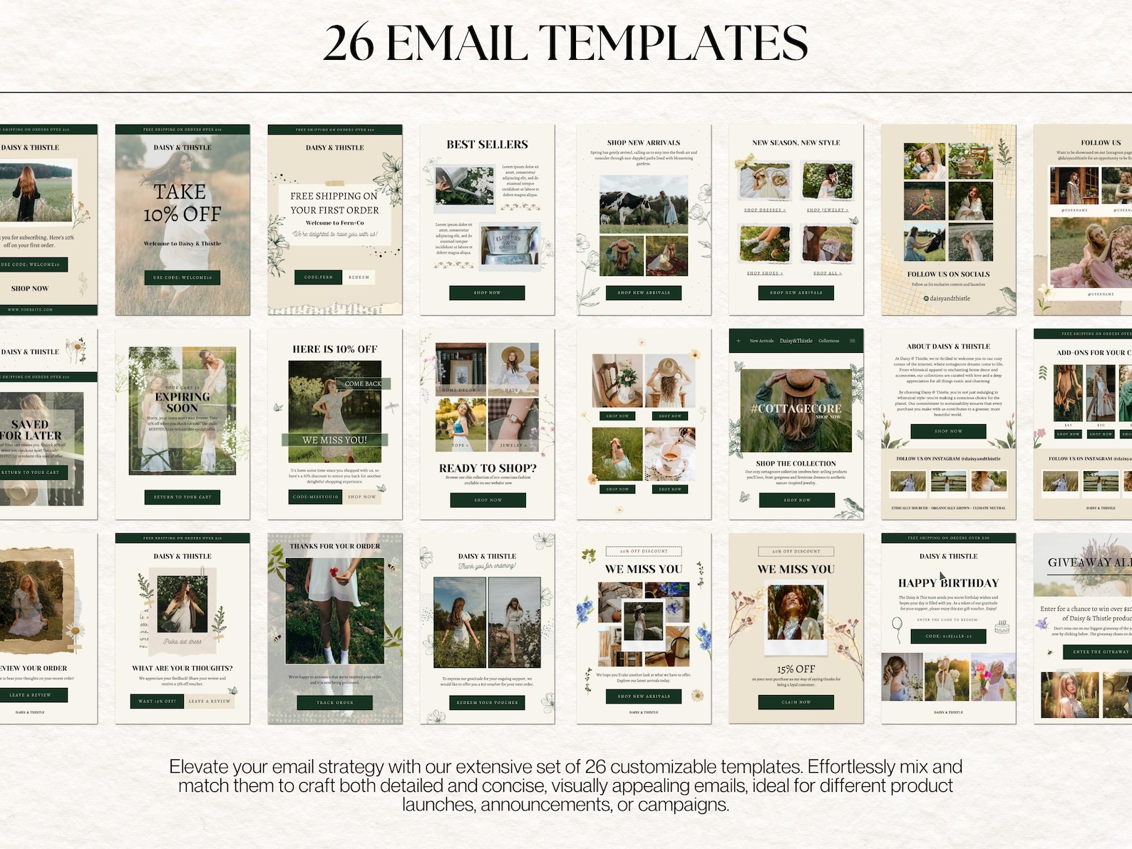 Email Marketing Templates, Canva Newsletter Template, Mailing List ...