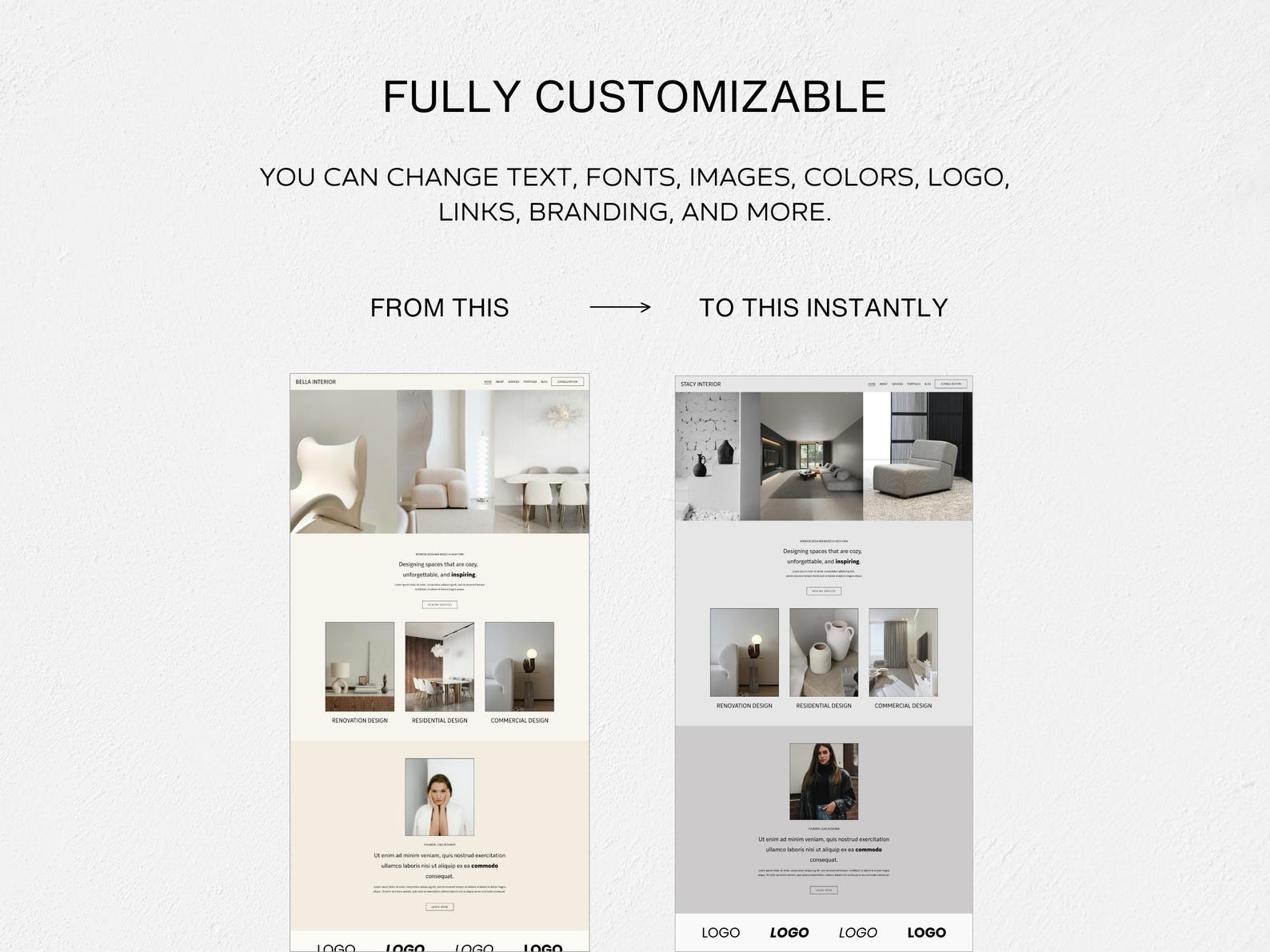Squarespace Template for Interior Designers, Squarespace 7.1 Interior ...