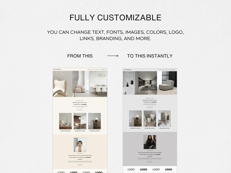 Squarespace Template for Interior Designers, Squarespace 7.1 Interior ...