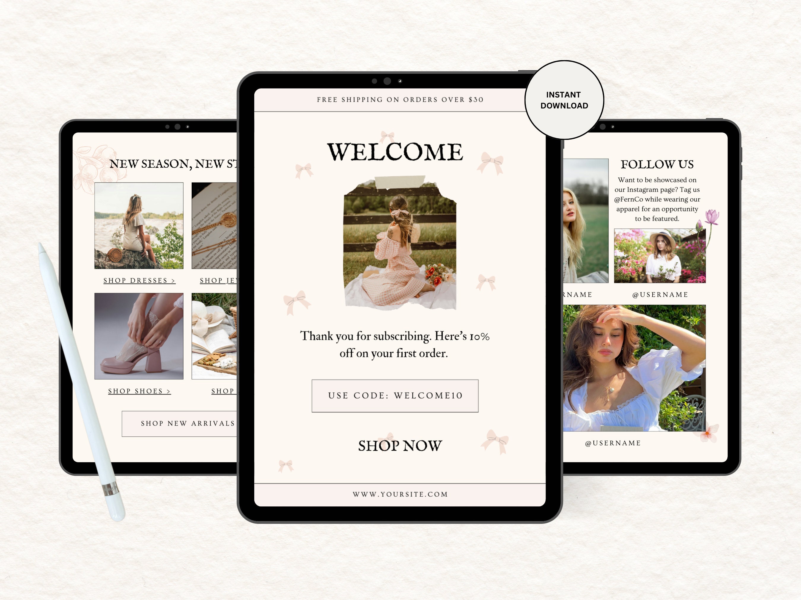 Email Marketing Templates, Canva Newsletter Template, Mailing List ...