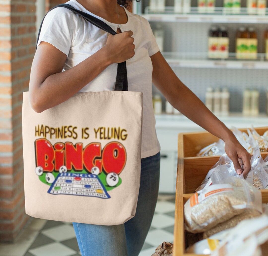 Bingo Tote Bag / Personalize / 3 Sizes Small Medium and Large - Etsy
