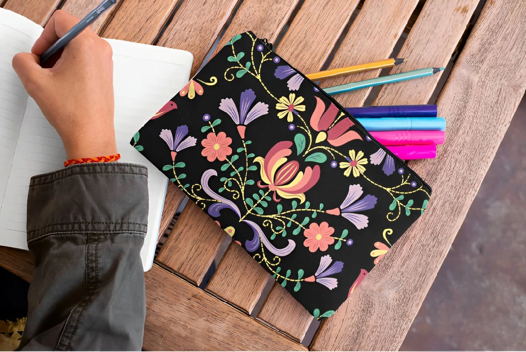 Mexican Accessory Pouch / Personalize / 2 Sizes Small and Large - Etsy