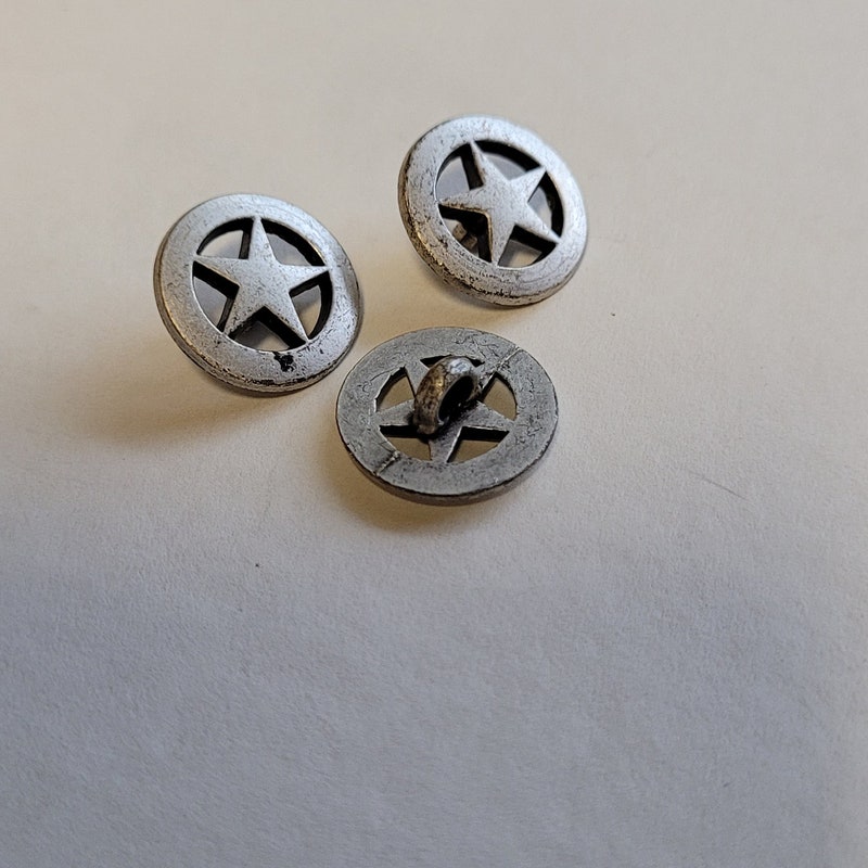 Star Shank Button - Etsy