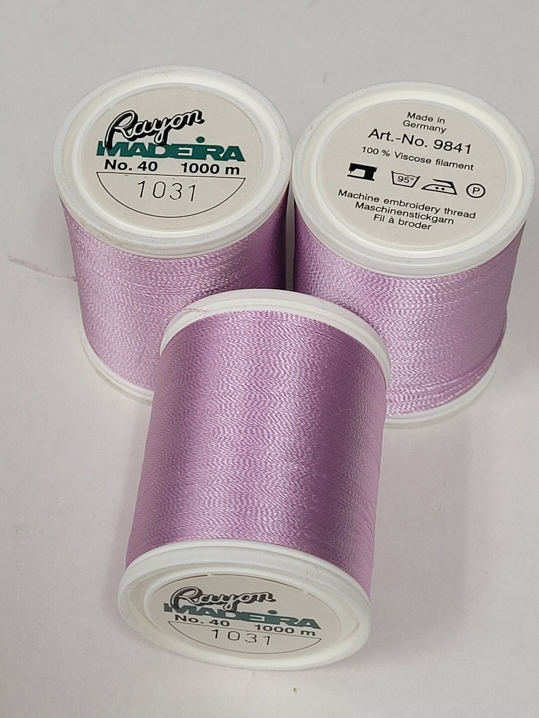 Madeira Embroidery Thread, #40 Rayon. 1100 Yd Spool. #1031 LILAC - Etsy