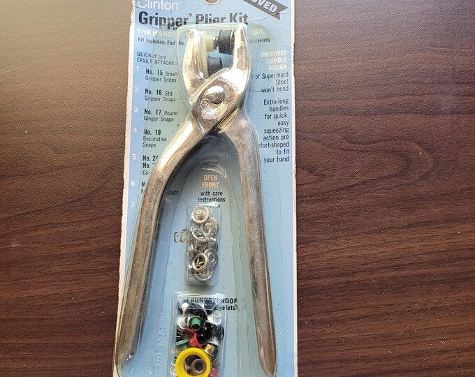 Scovill/clinton Gripper Mighty Snap a Plier for Heavy Duty Snap ...
