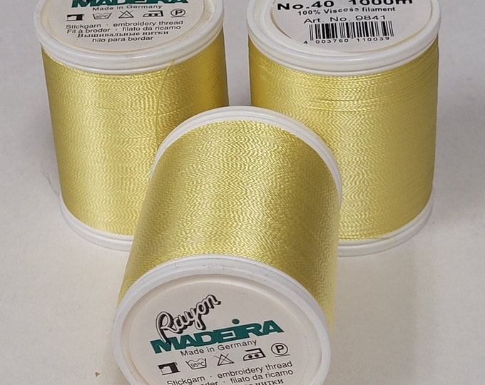 Madeira Embroidery Thread, #40 Rayon. 1100 Yd Spool. #1045 BLUE GREEN ...