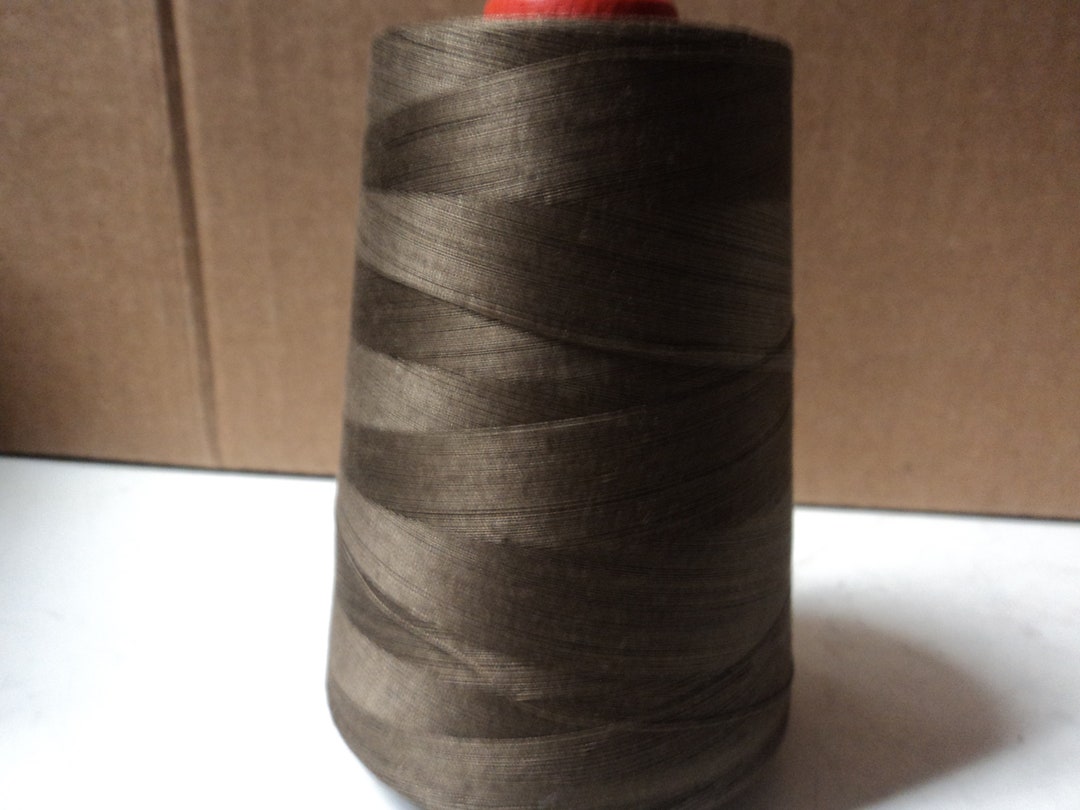 100% Cotton Thread, Golden Brown #1540, 6000 Yd Cone, T-40 Made in Usa ...