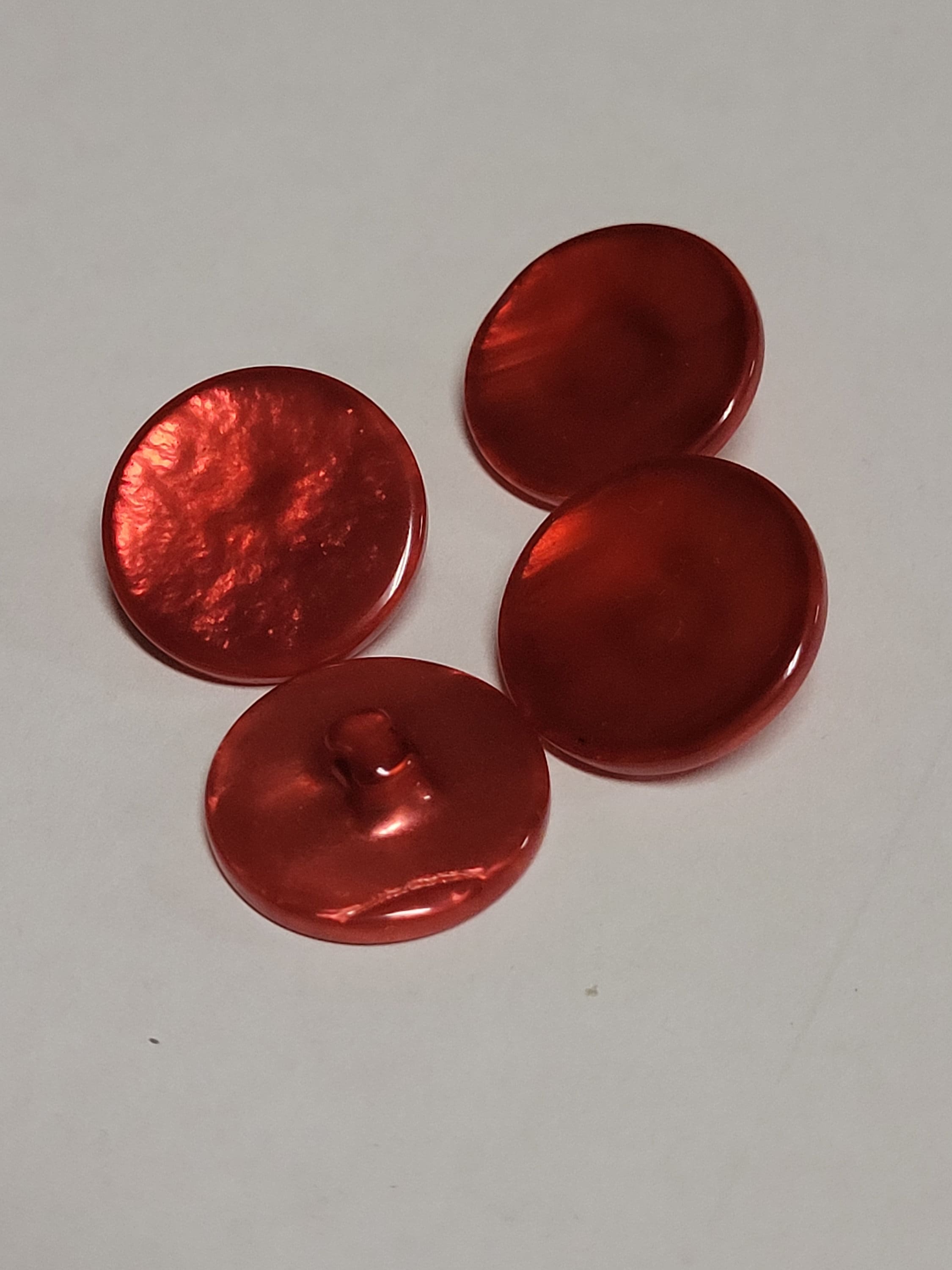Buttons-shelf Shank-red. Size 30-5/8 Diameter-made in the USA - Etsy