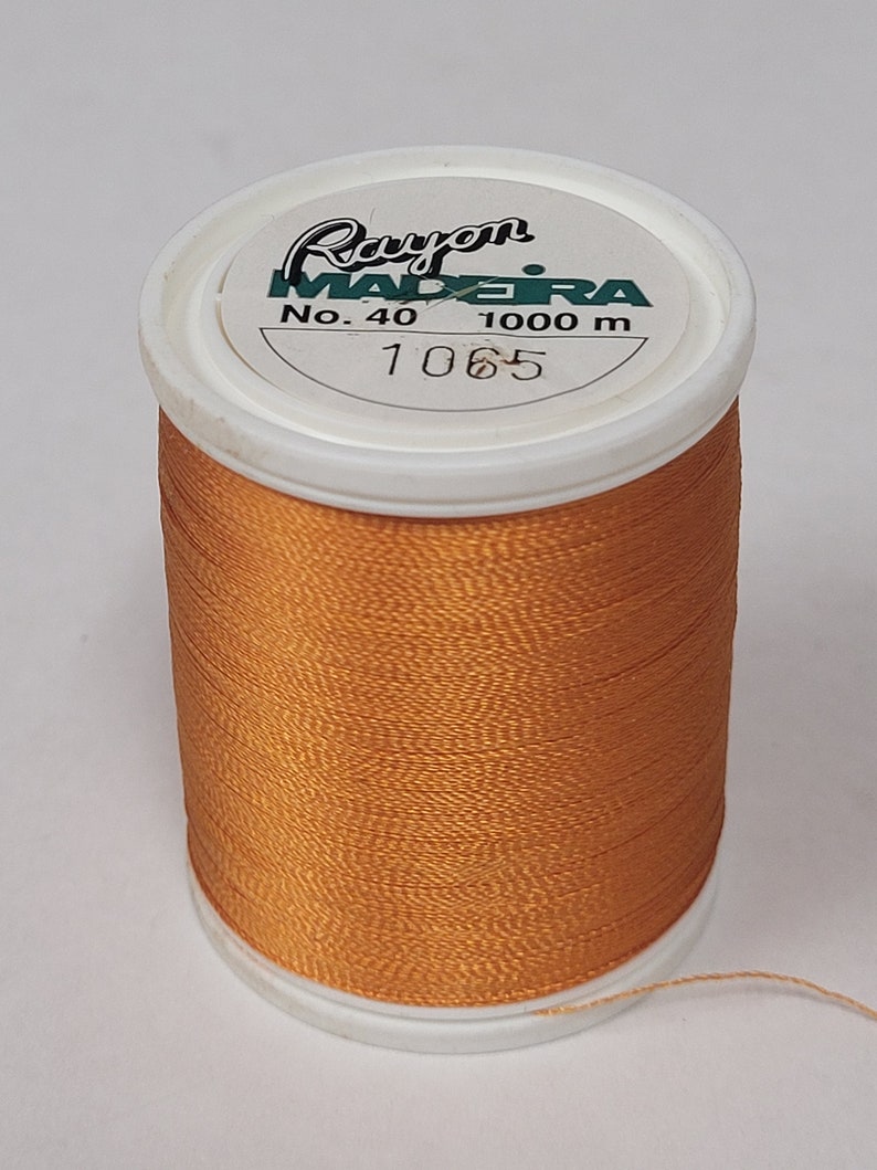 Madeira Embroidery Thread, #40 Rayon. 1100 Yd Spool. - Etsy