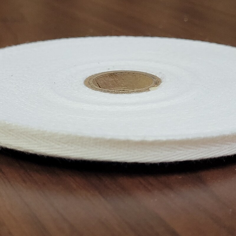 White Cotton Twill Tape - Etsy