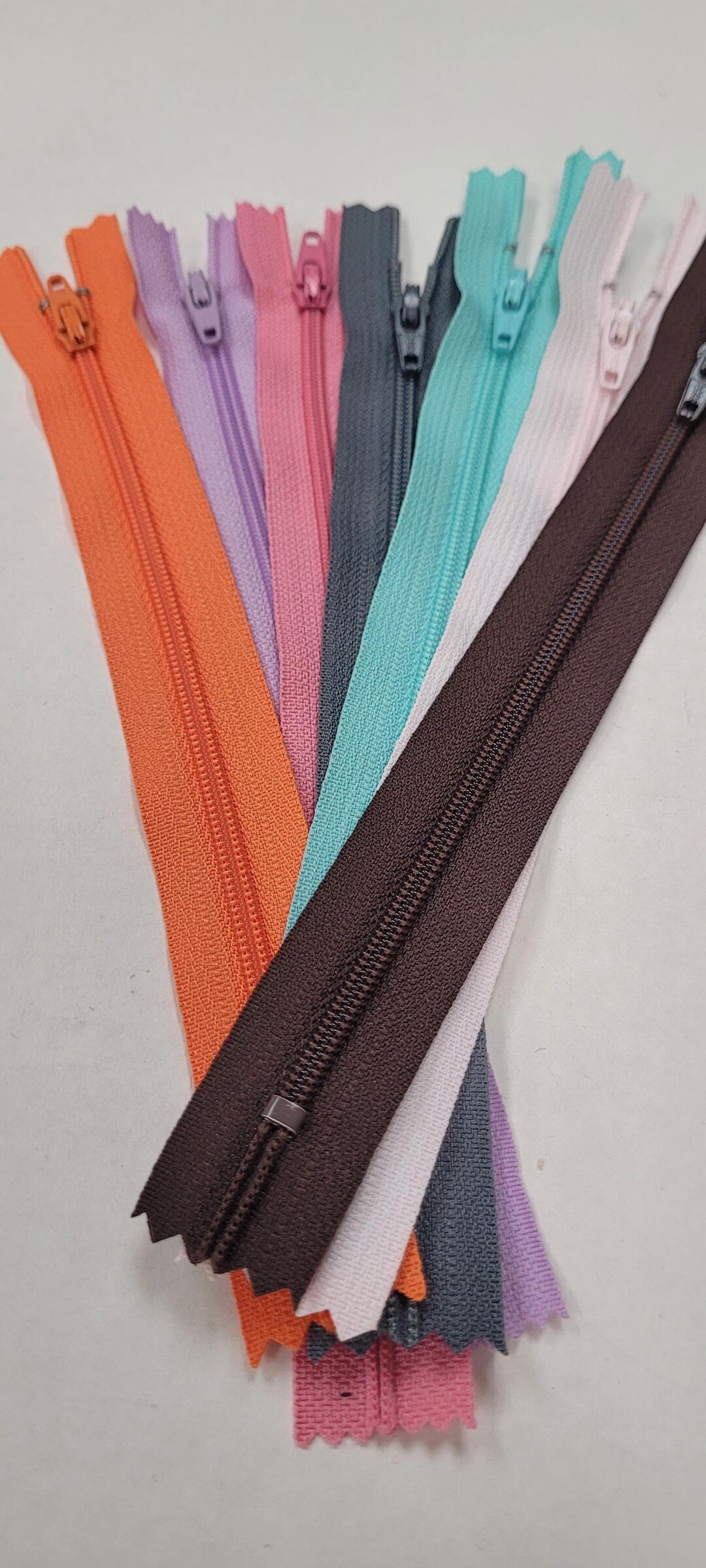 YKK® Poly 14" Zippers. Lightweight Poly Coil Zippers. Open Top, Closed ...