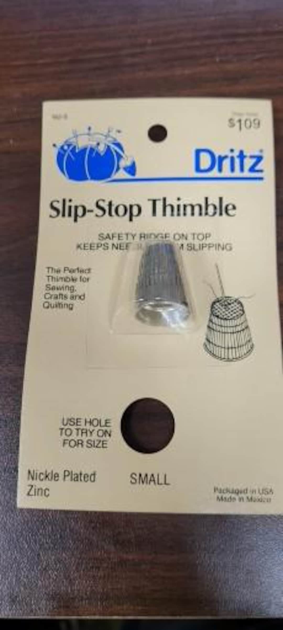 Dritz Slip-stop Thimble. #7-small. for Quilting, Sewing and Crafts - Etsy