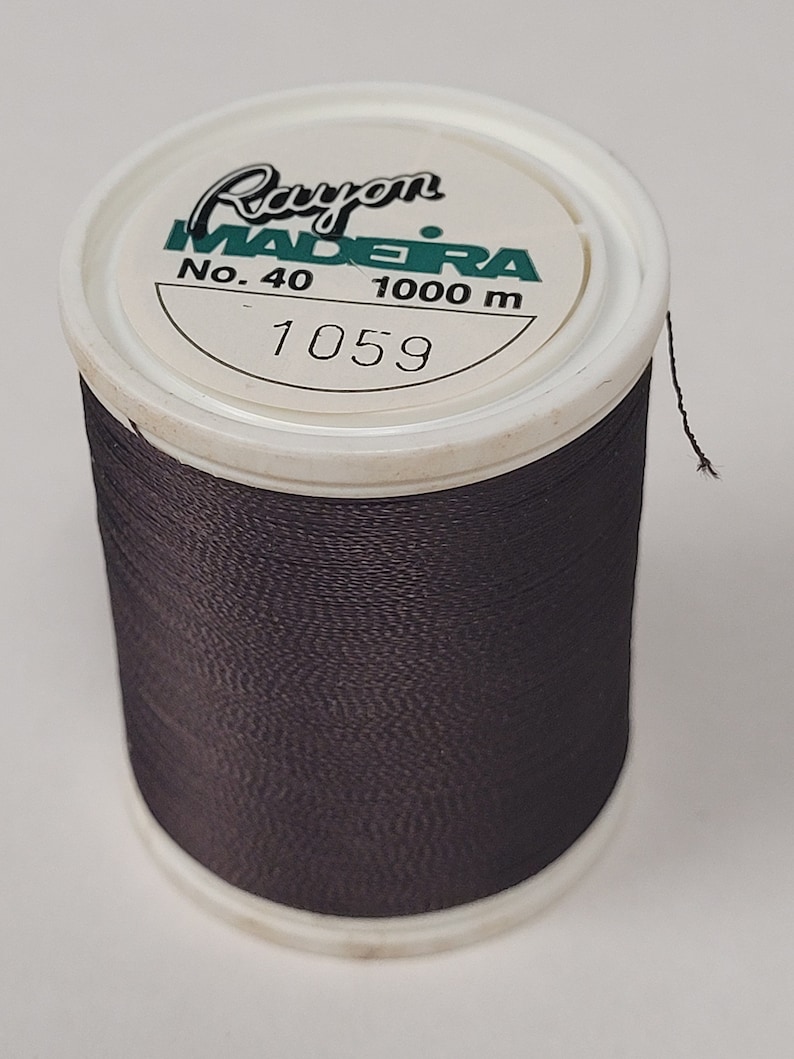 Madeira Embroidery Thread, #40 Rayon. 1100 Yd Spool. - Etsy