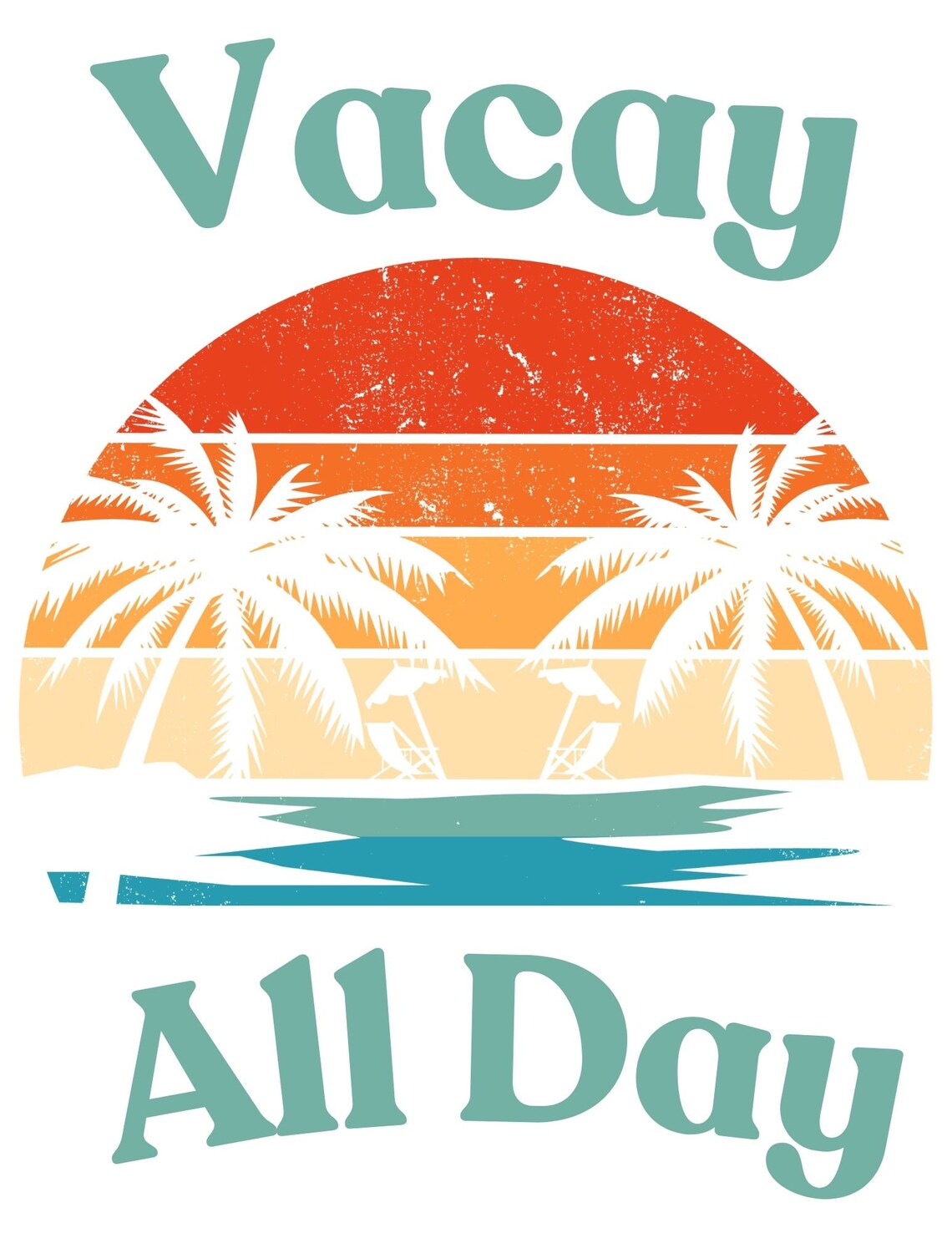 Vacay All Day PNG SVG Trending Digital Download Sublimation - Etsy