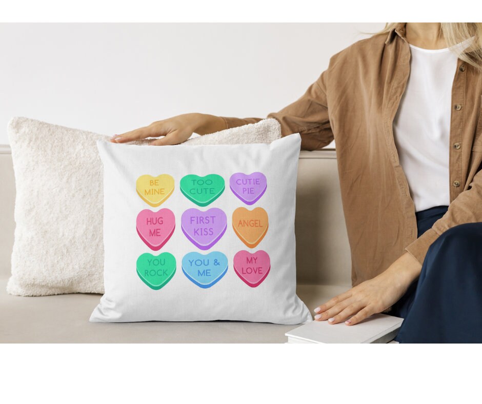 Valentine's Day Candy Hearts PNG SVG JPEG - Etsy