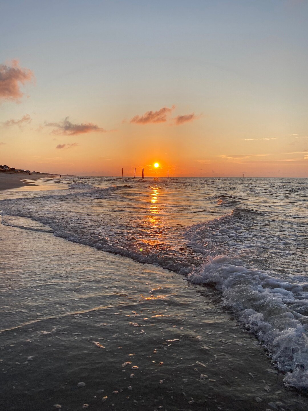 Sunset on the Beach, Topsail Beach North Carolina, Digital Download ...