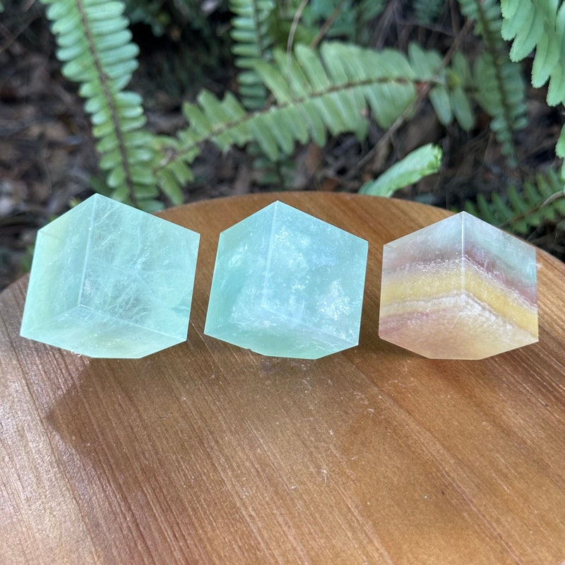 Fluorite Cubes - Etsy