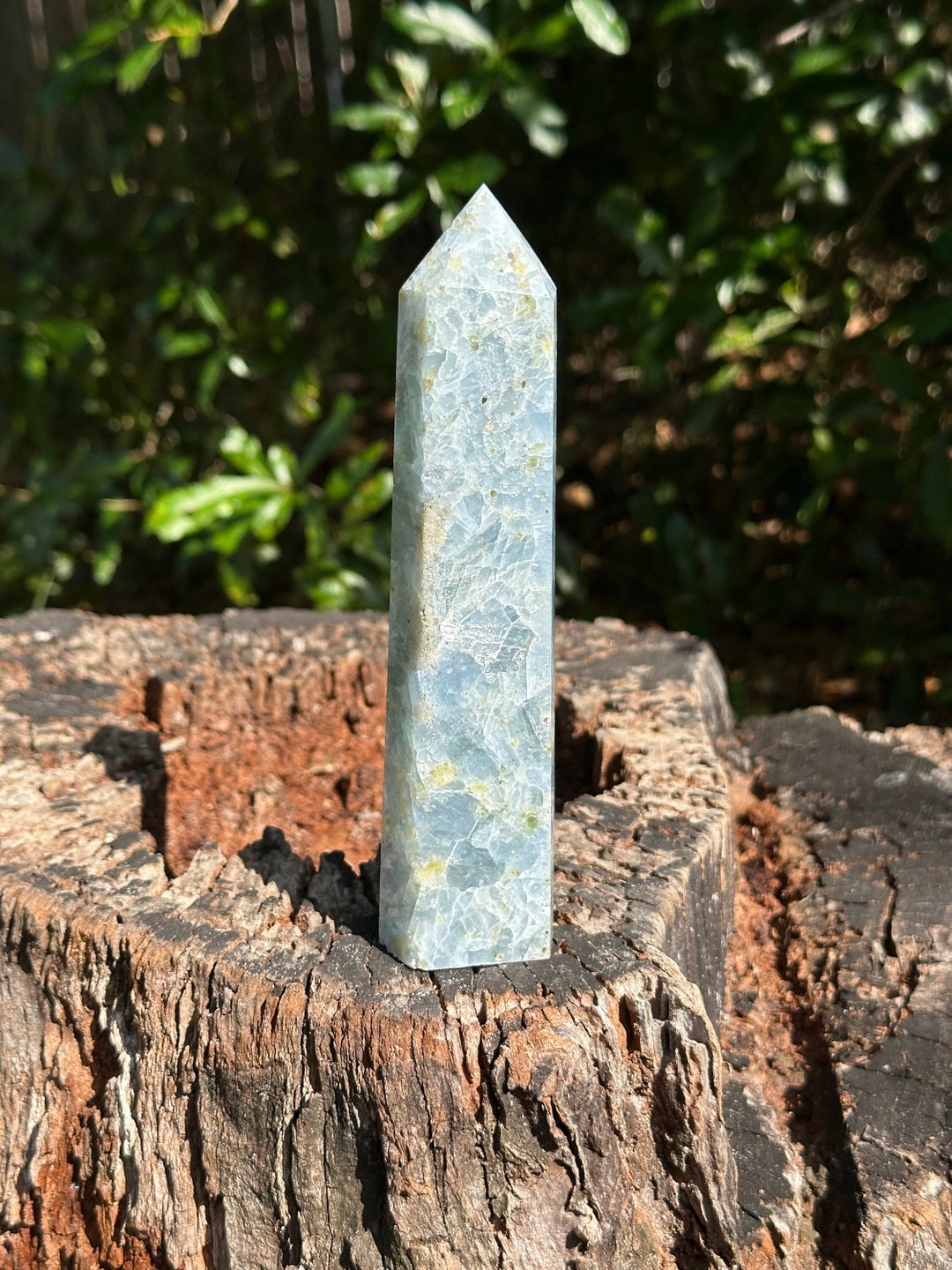 Blue Celestite Tower - Etsy