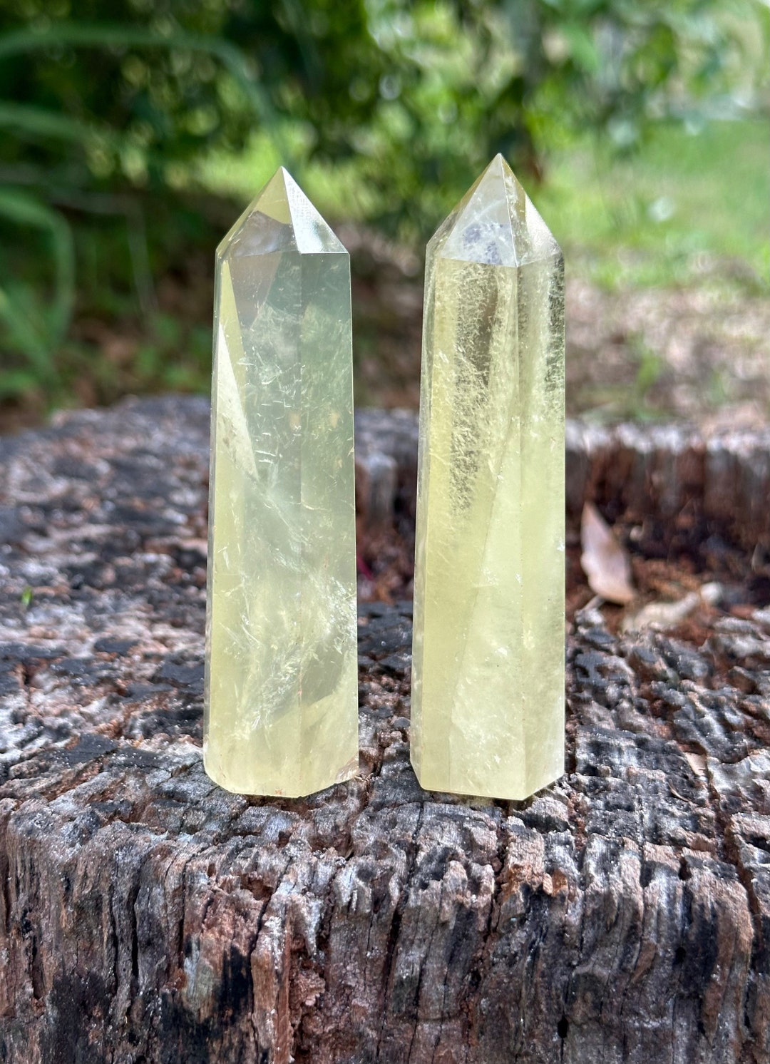 Rainbow Citrine Tower - Etsy