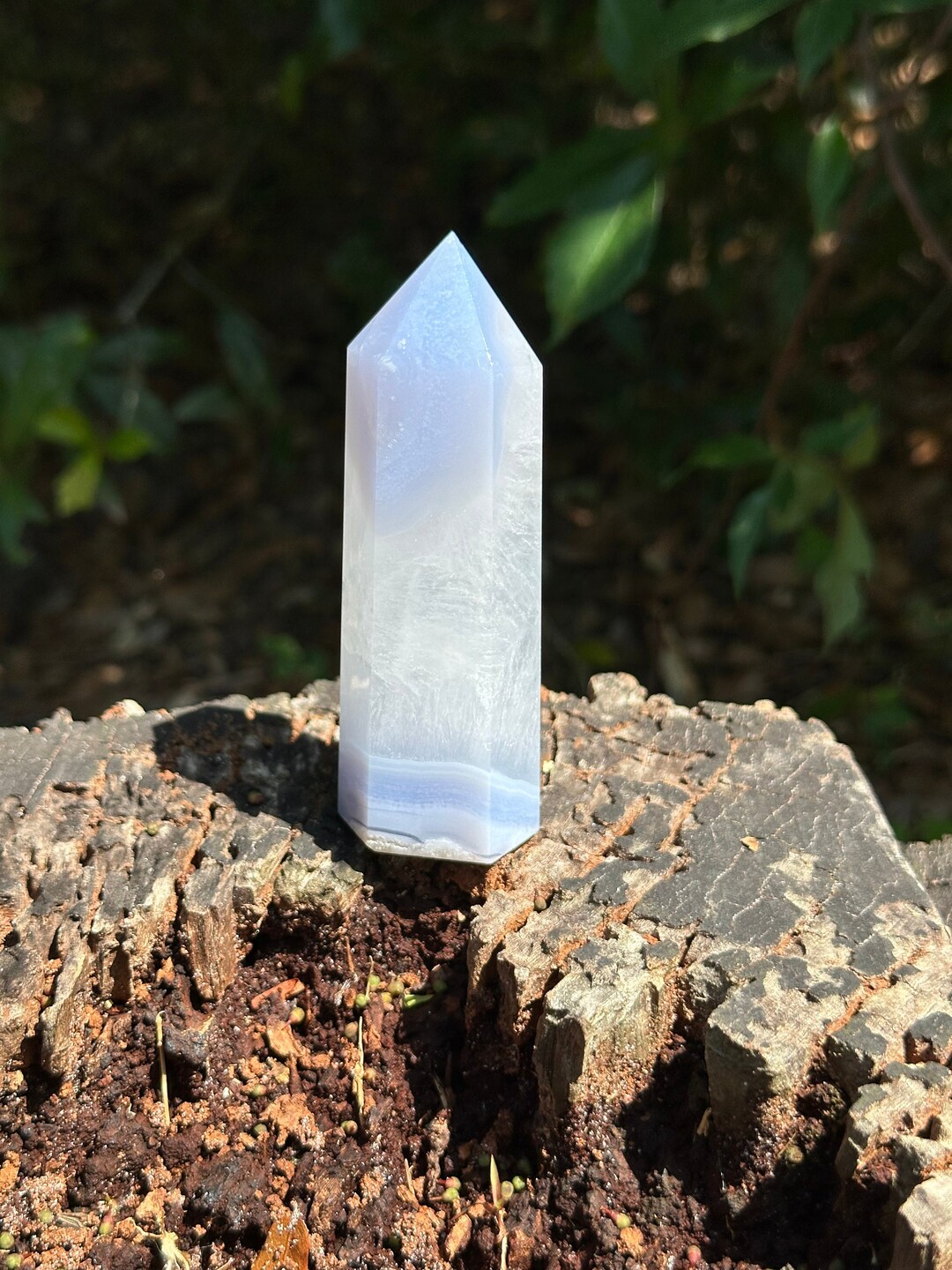 Blue Lace Agate Quarts Tower - Etsy