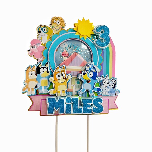 Bluey Cake Topper - Etsy
