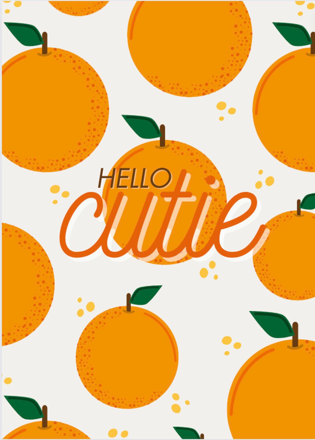 Hello Cutie Baby Shower Invitation - Etsy