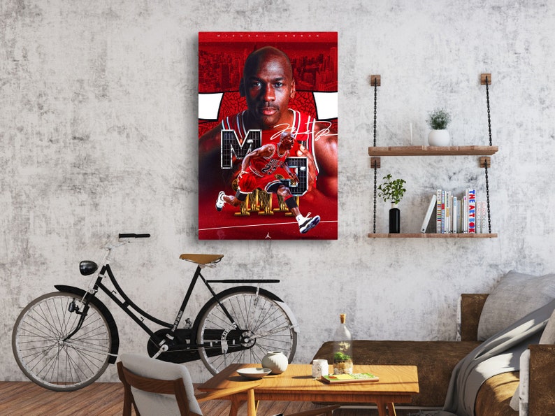 Michael Jordan Poster Chicago Bulls NBA Posters, Trendy Posters ...