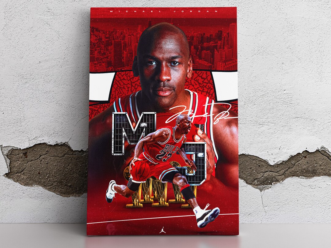 Michael Jordan Poster Chicago Bulls NBA Posters, Trendy Posters ...