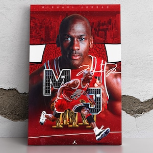 Michael Jordan Poster Chicago Bulls NBA Posters, Trendy Posters, Anniversary Gift for Him - Etsy