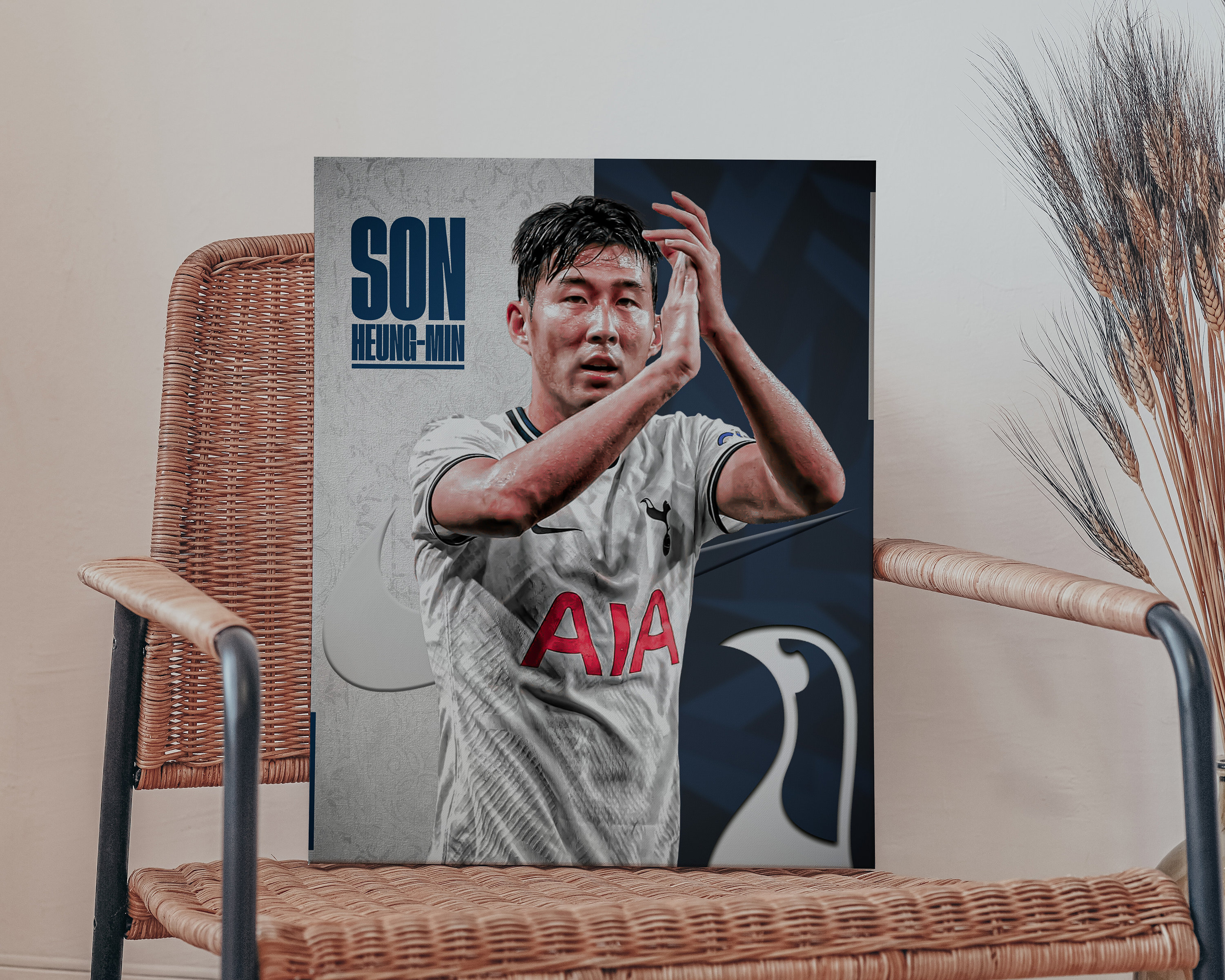 Tottenham Hotspur Son Heung-min South Korea Soccer Coach Gift, Black ...