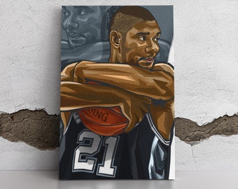 Tim Duncan Wall Art - Etsy