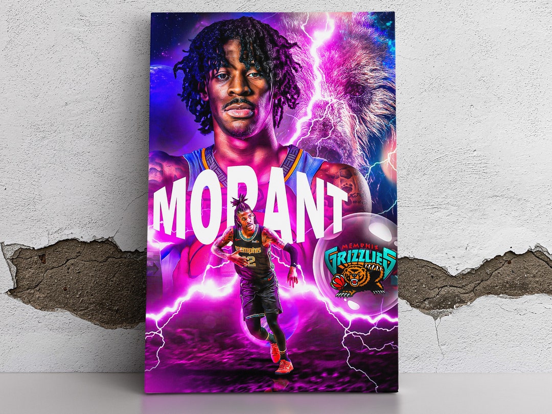 Memphis Grizzlies Ja Morant NBA Posters Trendy Posters - Etsy