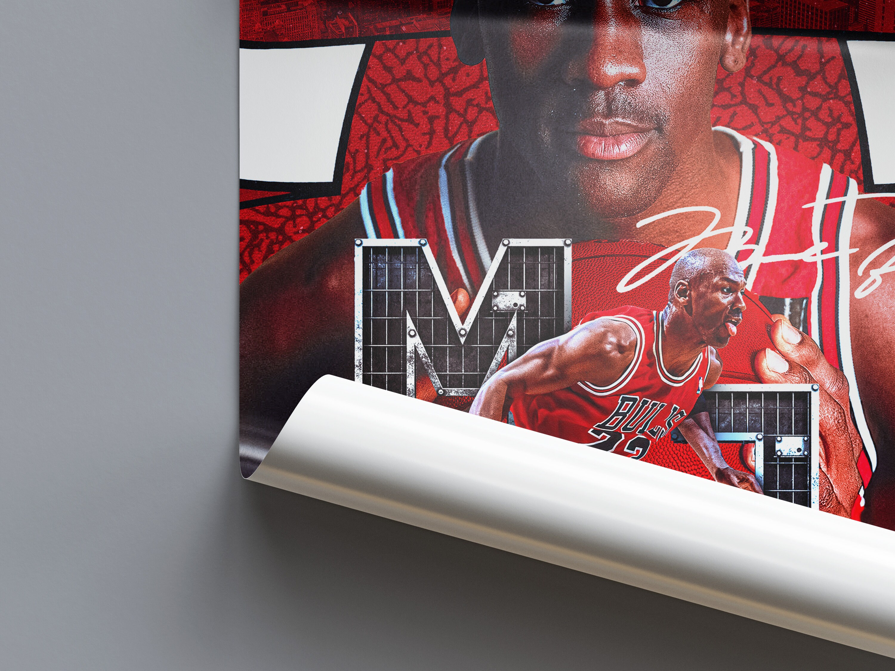 Michael Jordan Poster Chicago Bulls NBA Posters, Trendy Posters ...