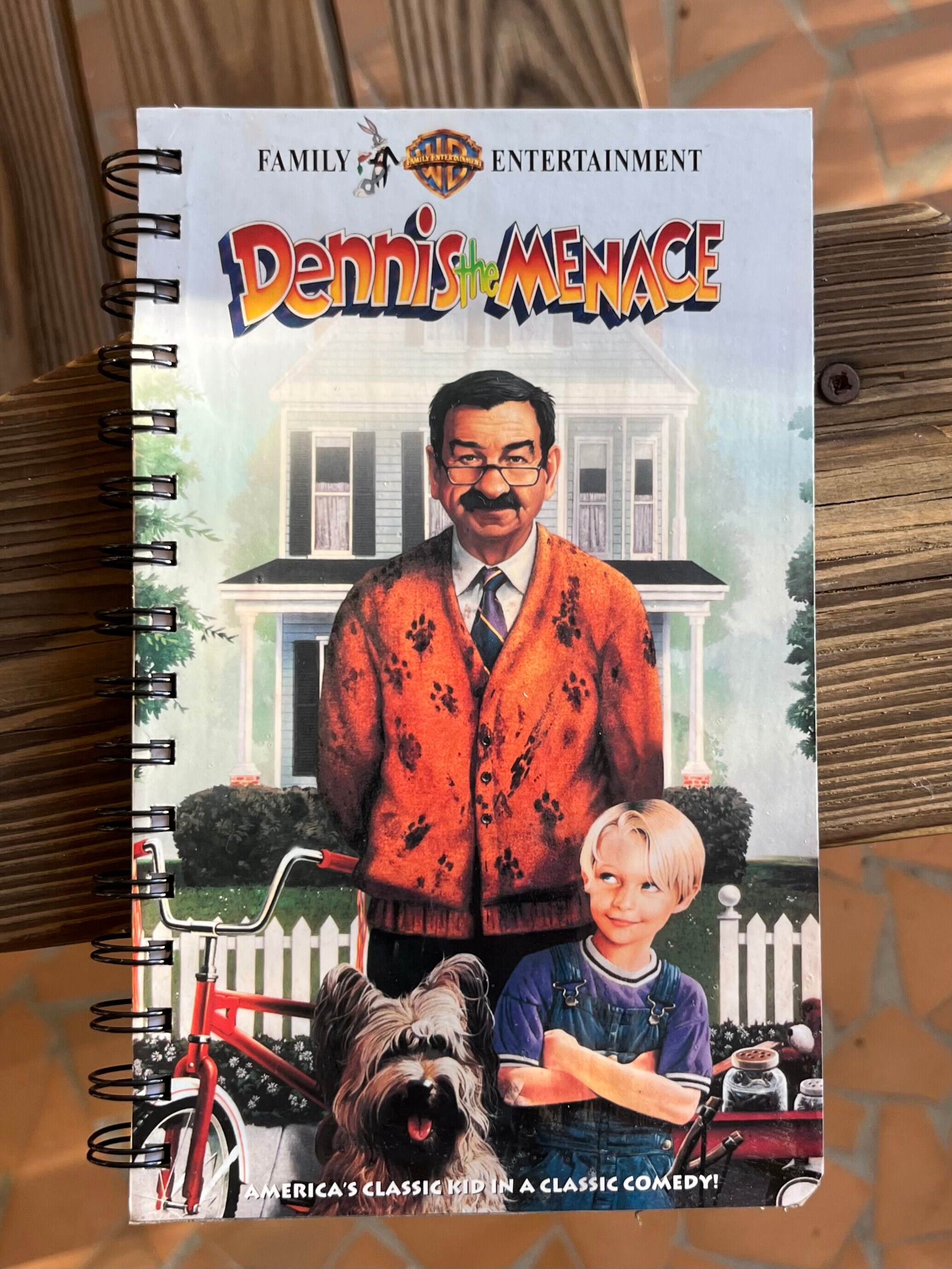 Dennis the Menace VHS Notebook, Notepad, Journal for Movie Lovers - Etsy