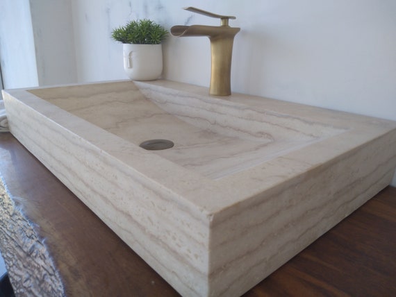 Travertine Farm Sink