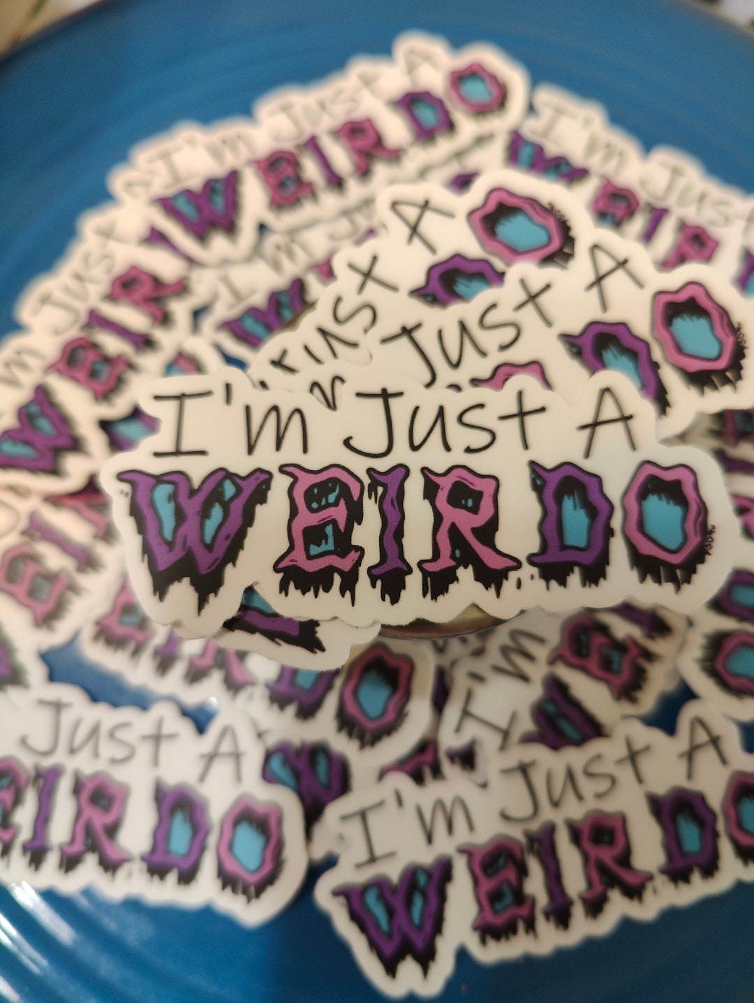 Chris Webby "weirdo" Inspired Sticker - Etsy