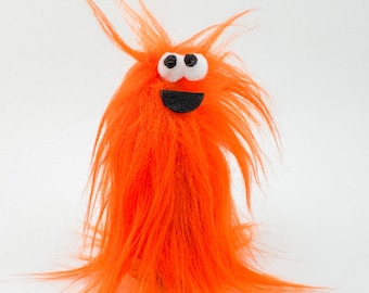 Lil Beasties - Monster Finger Puppet - Orange - Etsy