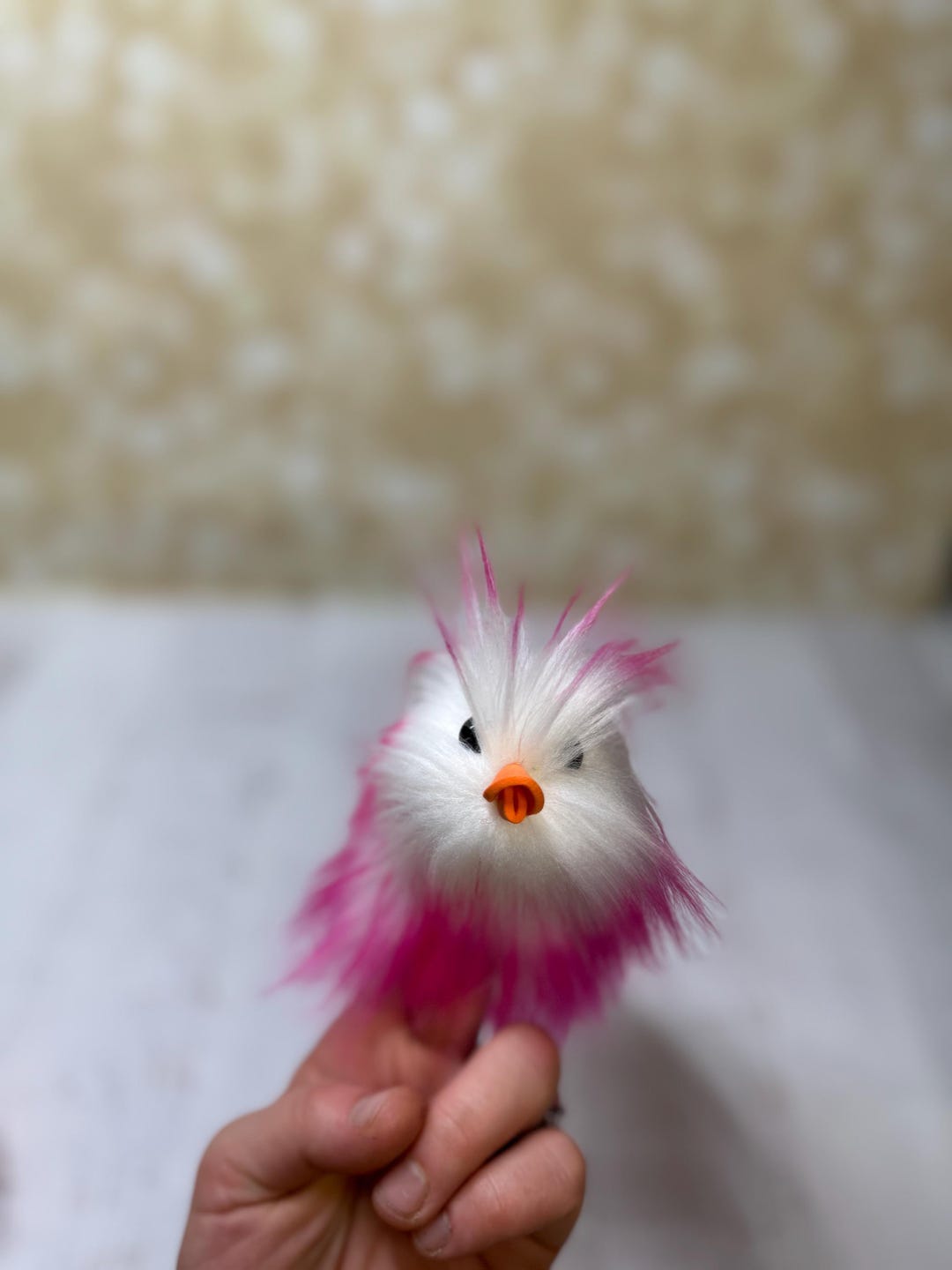 Flutter Beast - Fluffy and Pettable - Soft 2 Finger Creature Puppet - Etsy